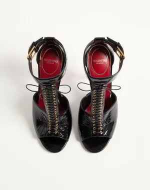 Valentino Garavani Bustier Naplak Sandal 105mm