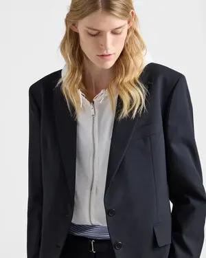 Prada Single-breasted Wool Jacket