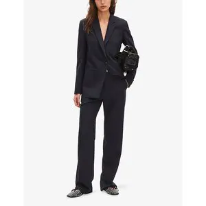 The Kooples Single-breasted Notch-lapel Woven Blazer