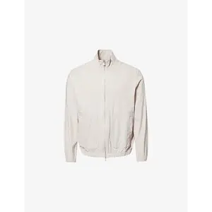 Eleventy Tech Stretch Zipped Woven Jacket - Sand