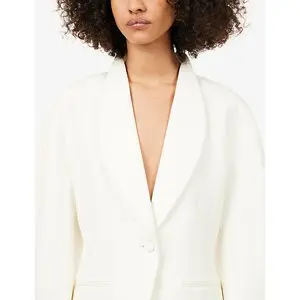 ROHE FRAMES Balloon Cinched-waist Wool Blazer