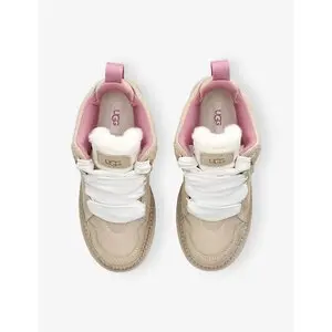 UGG Lowmel Suede And Mesh Trainers