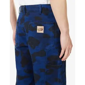A BATHING APE Solid 1st Camo Printed Denim Jeans