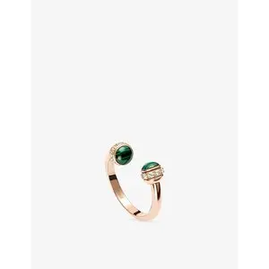 PIAGET Possession 18ct Rose-gold, Malachite And Diamond Ring - Pink Gold