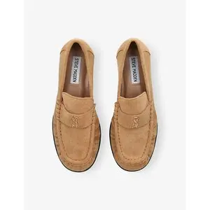 Steve Madden Morgen Suede Loafers - Camel