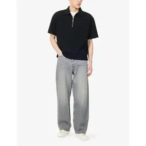 FRAME Baggy Wide-leg Denim Jeans - Ironclad