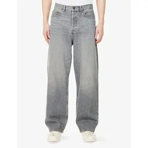 FRAME Baggy Wide-leg Denim Jeans - Ironclad