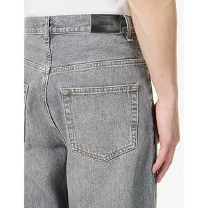 FRAME Baggy Wide-leg Denim Jeans - Ironclad