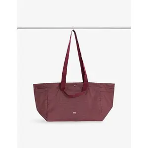 HAY Grid Everyday Mini Woven Tote Bag - Burgundy