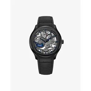 PIAGET Polo Skeleton Ceramic Automatic Watch 42mm - Black