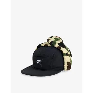 A BATHING APE Camo Puffy Flight Cap