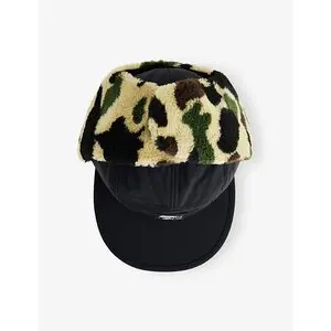 A BATHING APE Camo Puffy Flight Cap