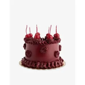 INTRONA Valentines Cake Wax Candle - Red