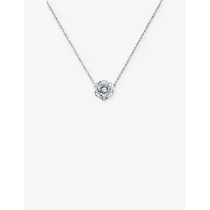 PIAGET Rose 18ct White-gold And 0.22ct Diamond Pendant&nbsp;necklace - White Gold