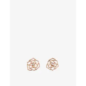 PIAGET Rose Stud Earrings - Pink Gold