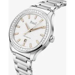 PIAGET Polo Stainless-steel Diamond Watch 36mm