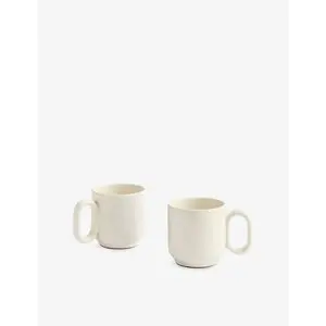HAY Barro Terracotta Mugs Set Of Two - Off-white