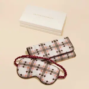Olivia Von Halle Audrey Cipriani Eye Mask - Ivory
