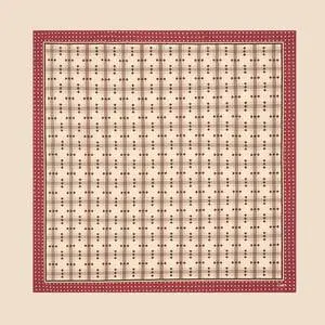 Olivia Von Halle Dunaway Cipriani Geometric Scarf - Ivory