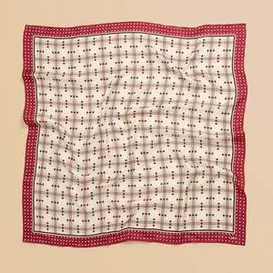 Olivia Von Halle Dunaway Cipriani Geometric Scarf - Ivory