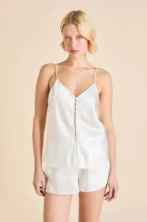 Olivia Von Halle Etta Camisole Set - Ivory
