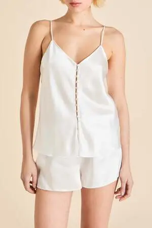 Olivia Von Halle Etta Camisole Set - Ivory