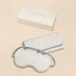 Olivia Von Halle Audrey Eye Mask - Ivory
