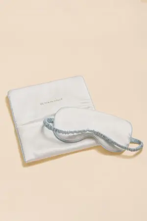 Olivia Von Halle Audrey Eye Mask - Ivory