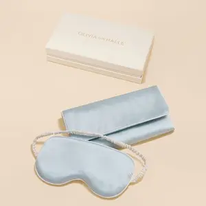 Olivia Von Halle Audrey Eye Mask - Ivory