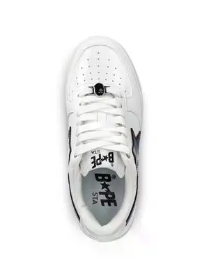 A BATHING APE Star-embellishment Sneakers - White