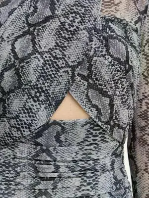 Bardot Aliyah Snake Print Dress