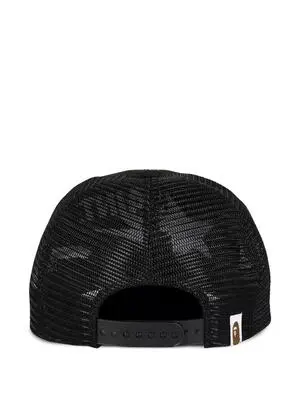 SAINT MXXXXXX Logo Embroidered Cap - Black