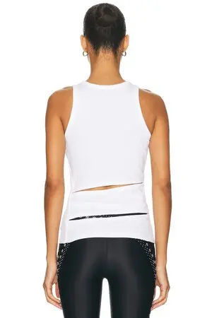 Coperni Spiral Tank Top - White