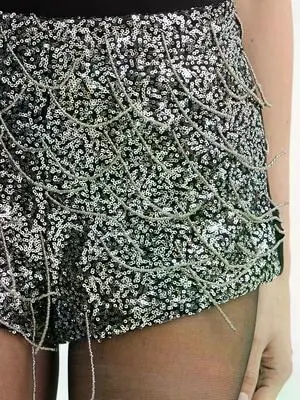 Bardot Wrenley Fringe Mini Short