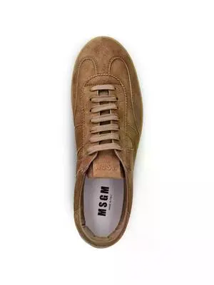 MSGM Suede Sneakers - Brown