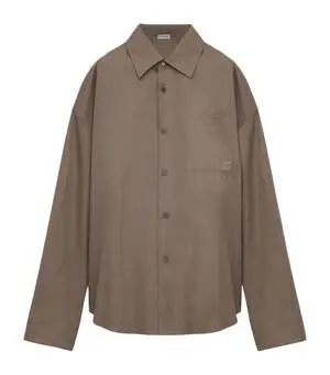Loewe Cotton-blend Anagram Shirt