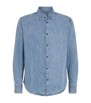 Rag & Bone Cotton-lyocell Denim Shirt - Blue
