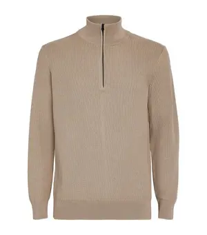 Rag & Bone Knitted Quarter-zip Sweater
