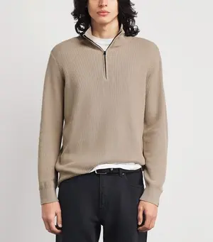 Rag & Bone Knitted Quarter-zip Sweater
