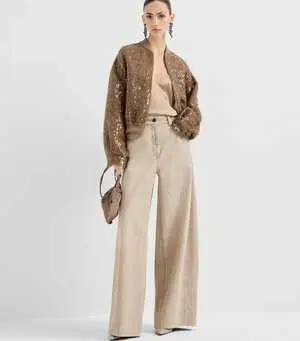 Brunello Cucinelli Wide-leg Jeans