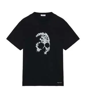 Alexander McQueen Lace Skull T-shirt