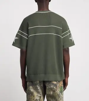 Amiri Technical Knitted Logo Oversized T-shirt