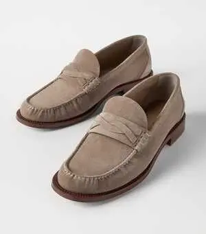 Brunello Cucinelli Suede Loafers