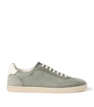 Brunello Cucinelli Suede Low-top Sneakers - Green