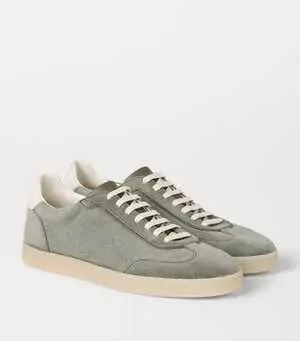 Brunello Cucinelli Suede Low-top Sneakers - Green