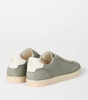 Brunello Cucinelli Suede Low-top Sneakers - Green