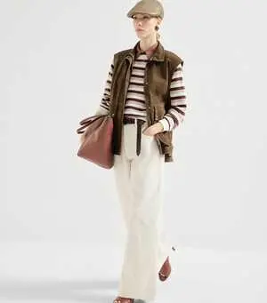 Brunello Cucinelli Cotton Stripe Sweater - White