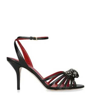 Valentino Garavani Panthea 85 Heeled Leather Sandals