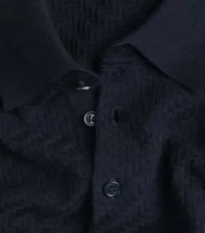 Brioni Cotton-silk-cashmere Polo Shirt