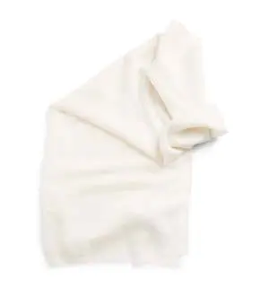 Agnona Cashmere Shawl Scarf - White